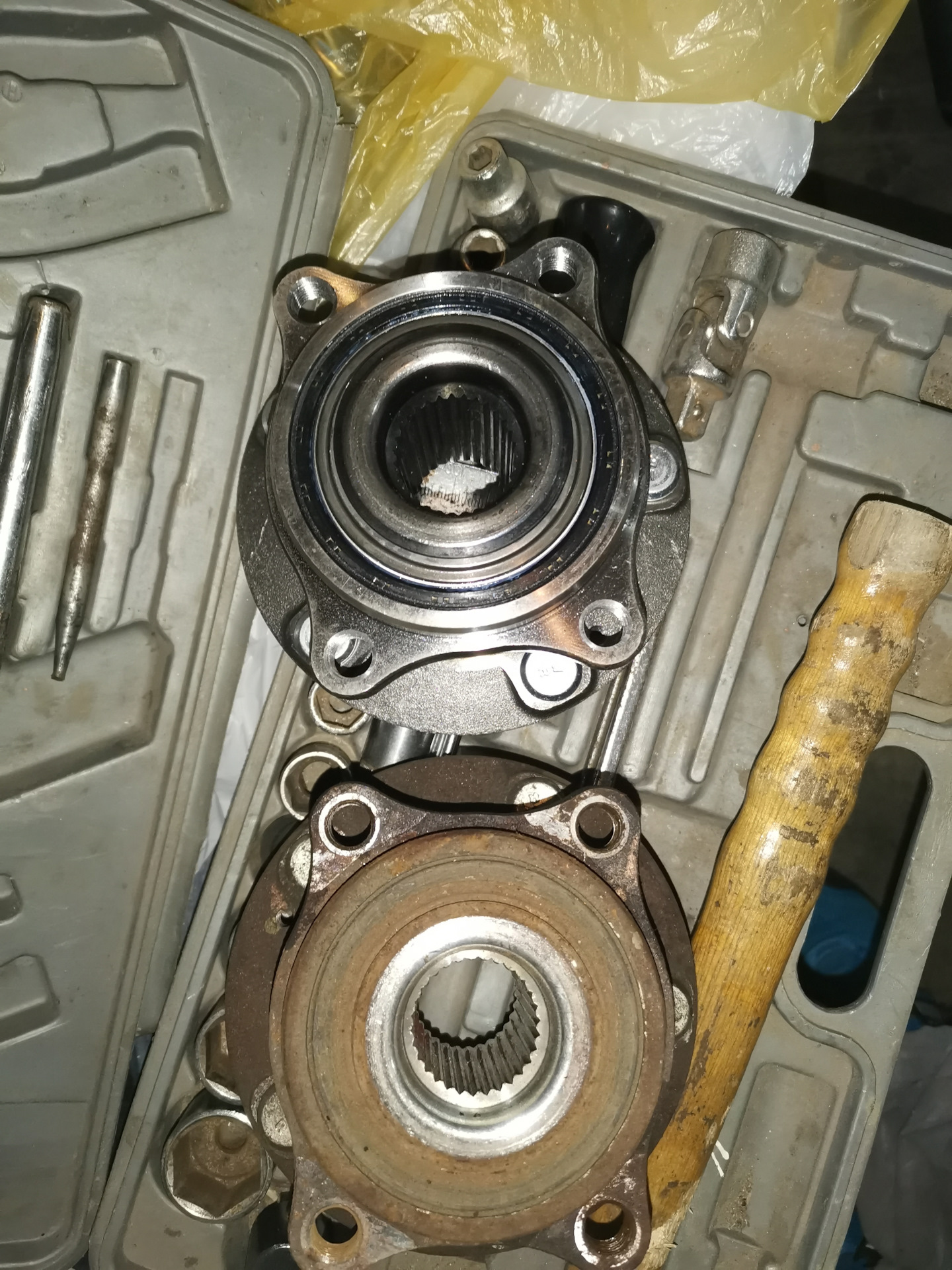 Замена ступицы и шаровой — KIA Sorento (2G), 2,4 л, 2013 года | поломка | DRIVE2