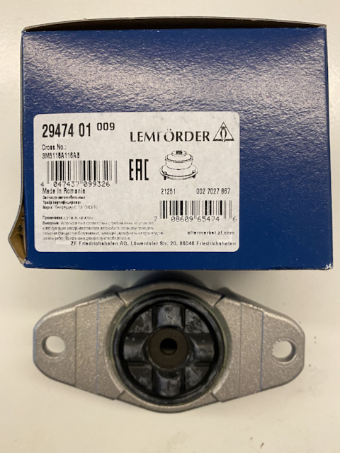 2947401 Опора стойки амортизатора LEMFORDER | Запчасти на DRIVE2