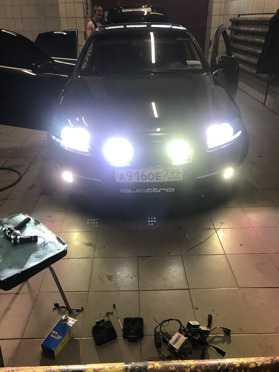 Опять переделка фар — Audi A6 (C6), 3 л, 2005 года | другое | DRIVE2