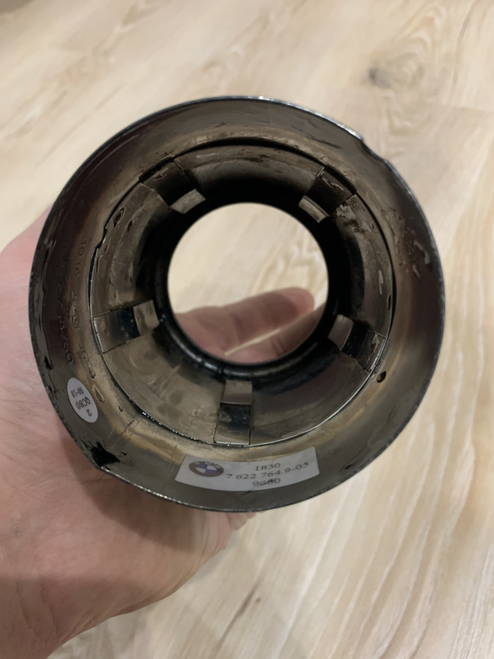 18307610633 Насадка на выпуск.трубу, черн.хром. BMW | Запчасти на DRIVE2