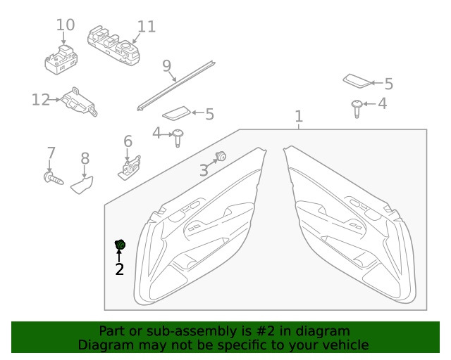 823152W000 Фиксатор панели двери KIA HYUNDAI | Запчасти на DRIVE2