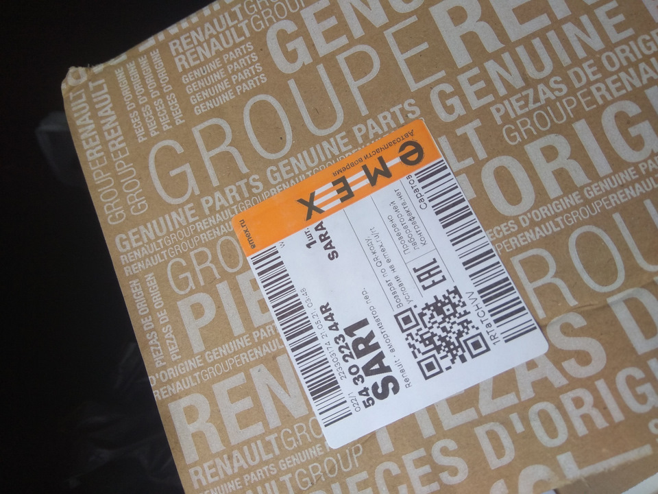 543022344R Амортизатор пер RENAULT | Запчасти на DRIVE2