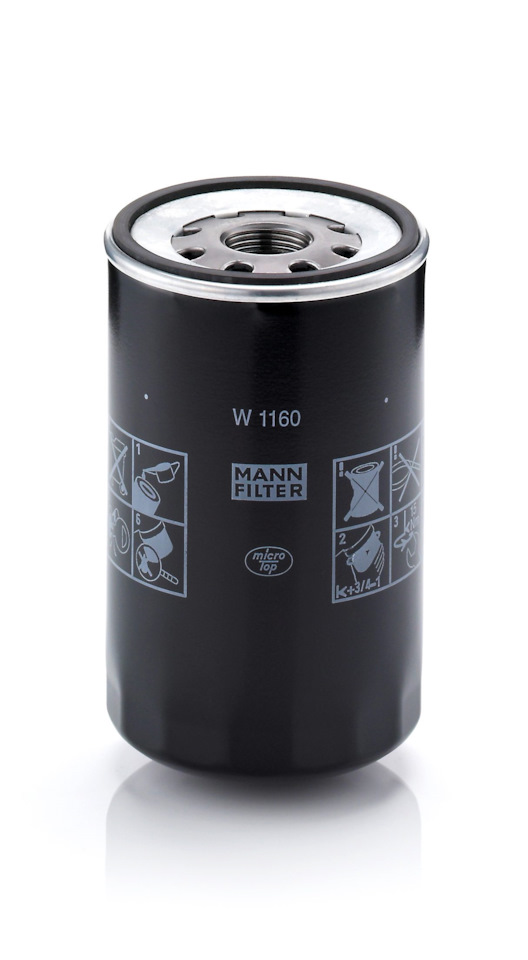 W1160 Масляный фильтр MANN FILTER | Запчасти на DRIVE2