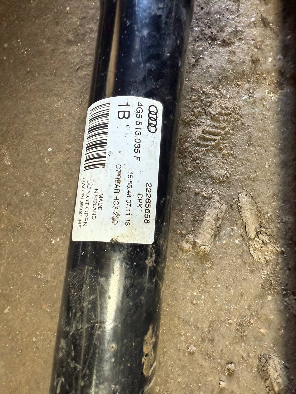 Замена заднего подрамника и кардана — Audi A6 (C7), 3 л, 2012 года ...