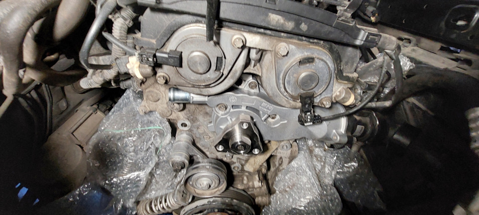 Замена помпы A14NET — Opel Zafira Tourer, 1,4 л, 2013 года | своими ...