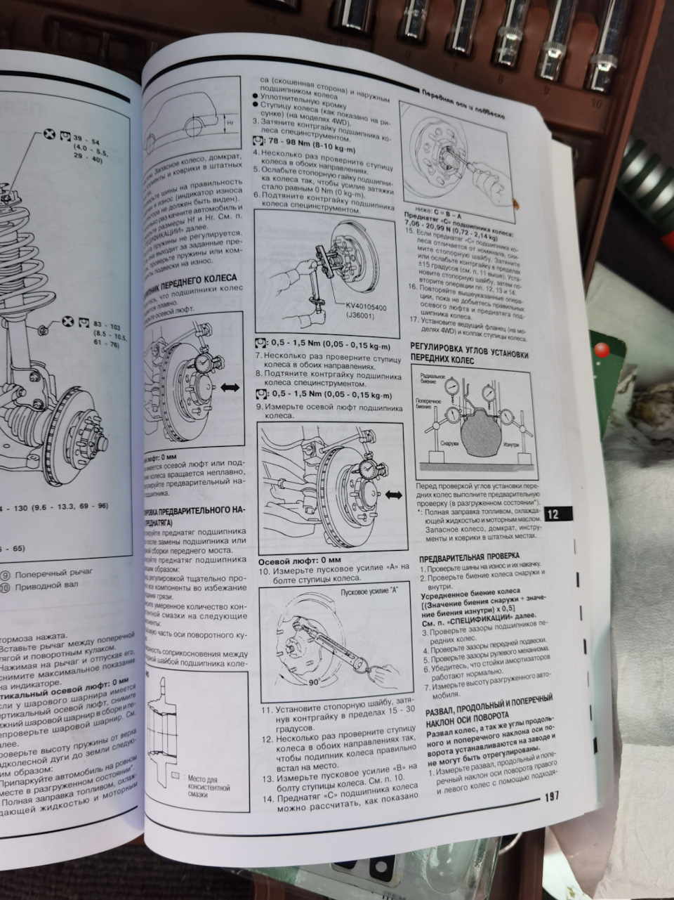KV40105400 Спецключ для регулировки преднатяга ступичного подшипника ...
