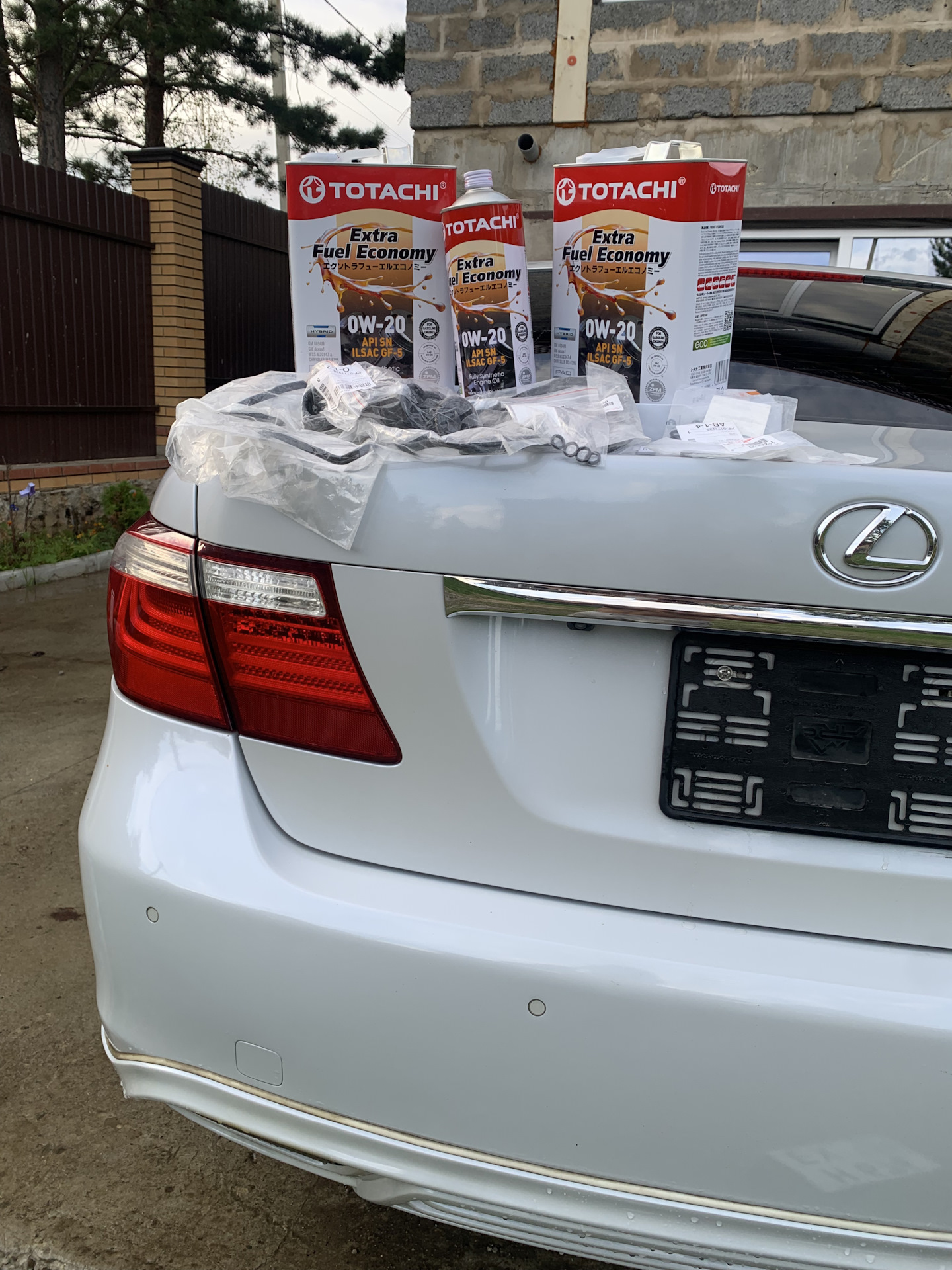 ТО двигателя Lexus Ls460l — Lexus LS (USF40/41), 4,6 л, 2007 года ...