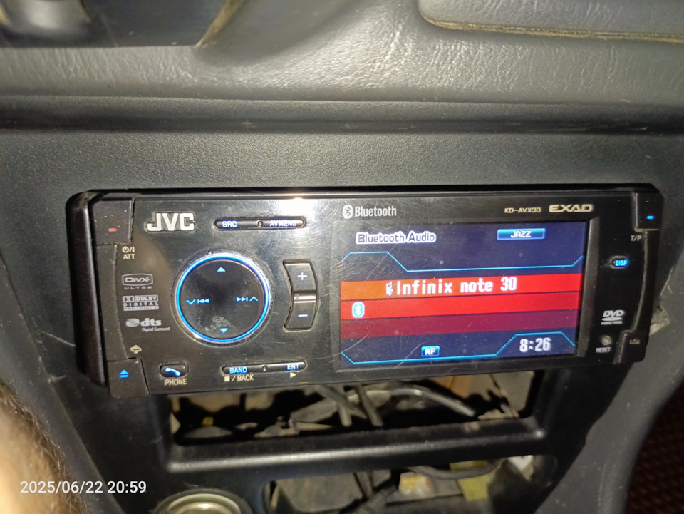 Автозвук: старый набор:Магнитола JVC EXAD KD-AVX33 — Toyota Celica (180 ...