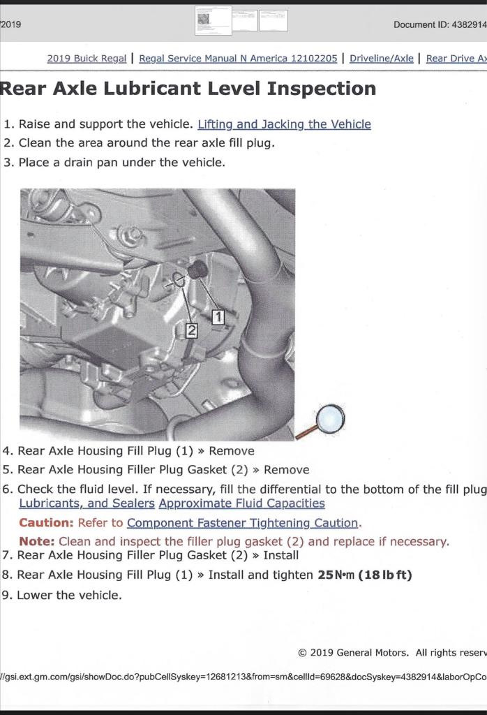 Обслуживание полного привода и замена масла в АКПП Buick Regal TourX ...