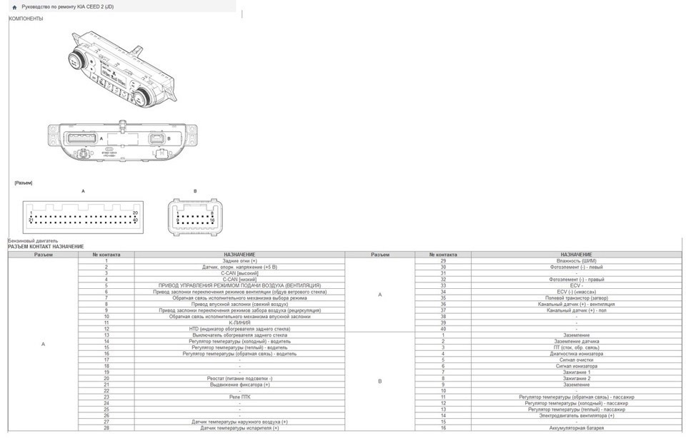 Установка датчика запотевания лобового стекла — KIA Pro_Ceed GT, 1,6 л ...