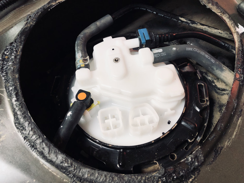 Завершение ТО — 80.000км, Замена Топливного Фильтра ! — Toyota Camry ...