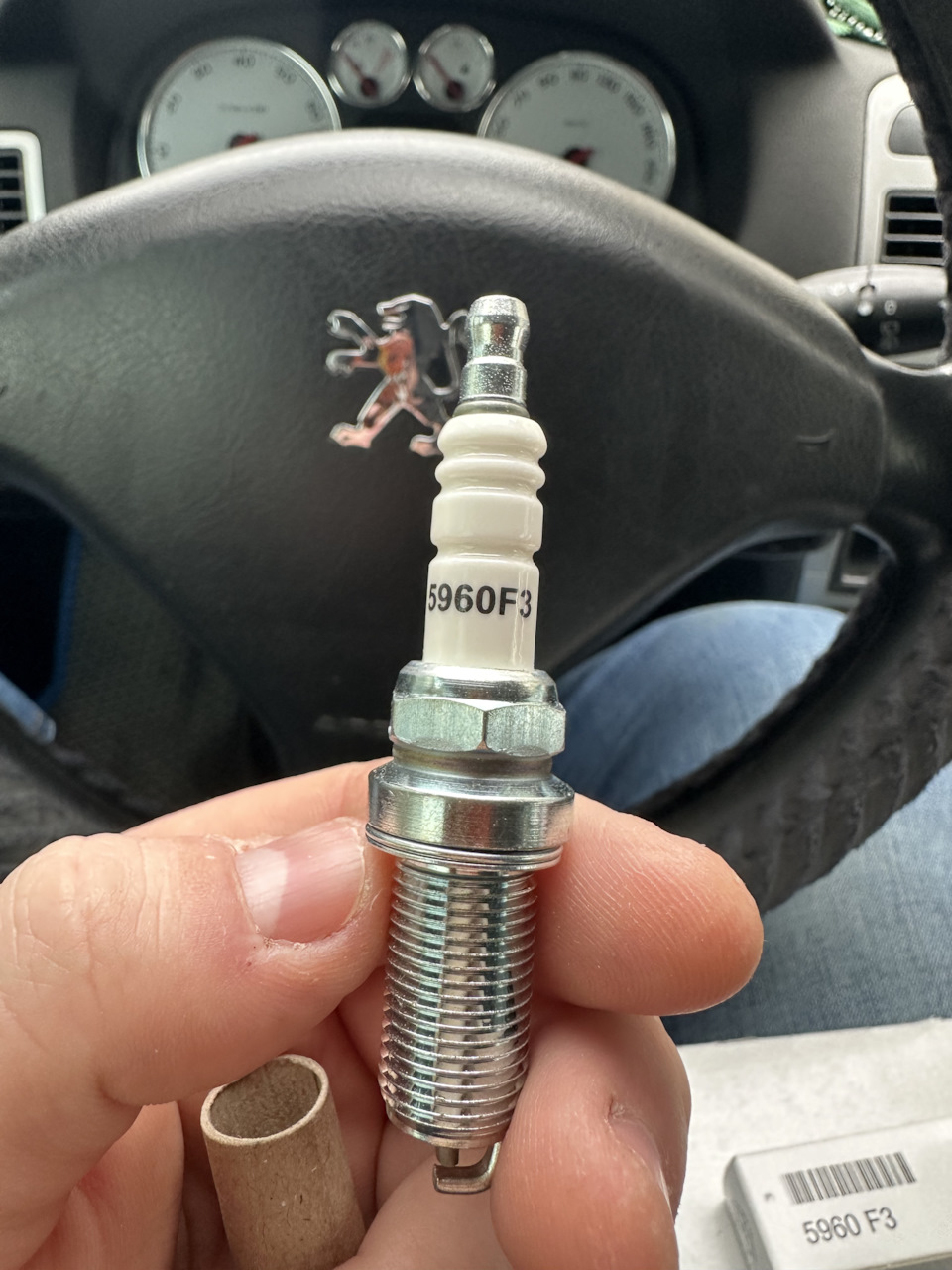 5960F3 Свеча зажигания Peugeot Citroen | Запчасти на DRIVE2