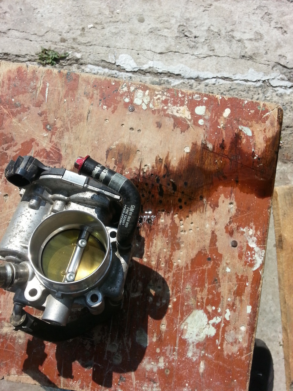 55569809 Трубка подогрева дроссельной заслонки впускная GM | Запчасти ...