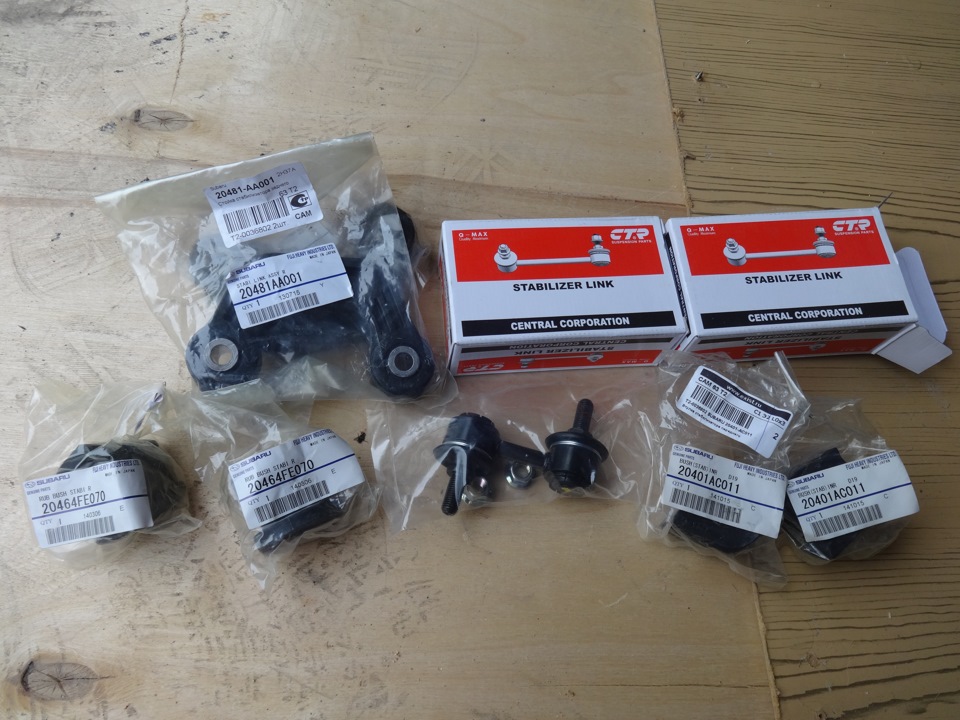 Замена втулок и стоек стабилизаторов — Subaru Impreza (GD/GG), 2 л ...