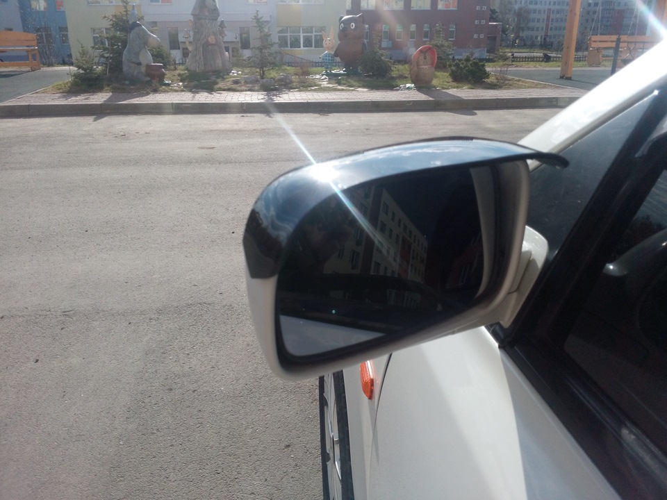 Накладки на зеркала от дождя и грязи — Honda Avancier (1G), 2,3 л, 1999 ...