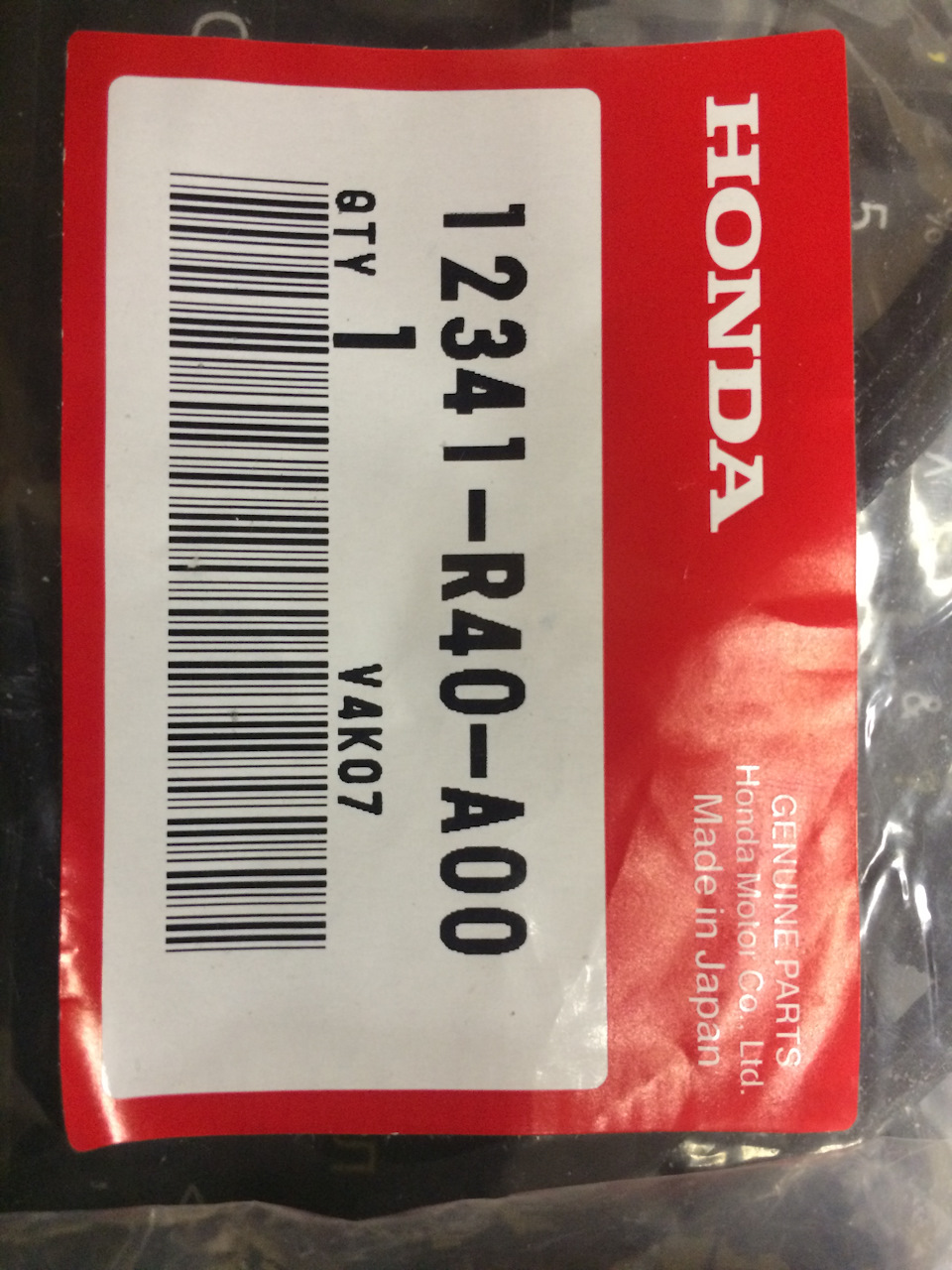 Купил две прокладки, какая оригинал? — Honda Accord (8G), 2,4 л, 2008 ...