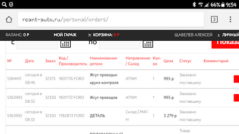 1801772 Жгут проводов рулевого колеса Ford | Запчасти на DRIVE2