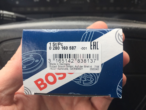 0280160587 Регулятор давления топлива BOSCH | Запчасти на DRIVE2