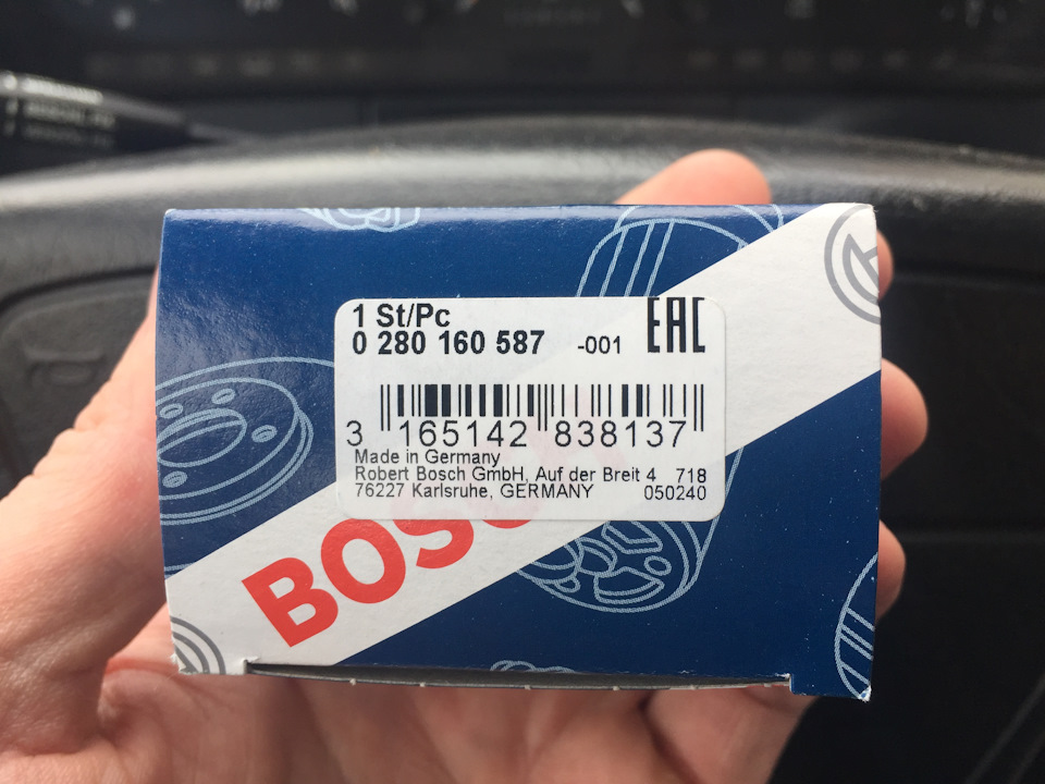 0280160587 Регулятор давления топлива BOSCH | Запчасти на DRIVE2