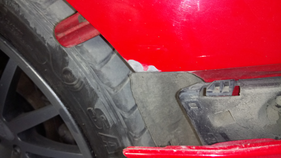 Ремонт сколов на задних крыльях своими руками — Ford Focus Wagon III, 1 ...