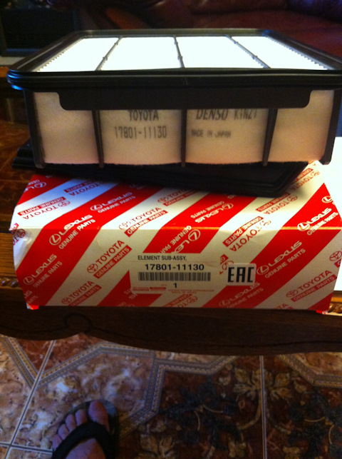 1780111130 Фильтр воздушный TOYOTA LEXUS | Запчасти на DRIVE2