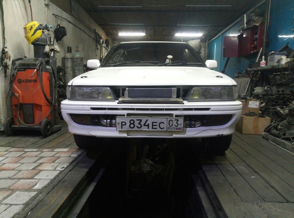 Первый выезд — Toyota Sprinter (90), 1,6 л, 1989 года | тюнинг | DRIVE2