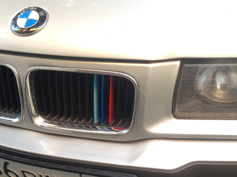 ///М полоски в ноздри — BMW 3 series (E36), 1,8 л, 1991 года | стайлинг ...
