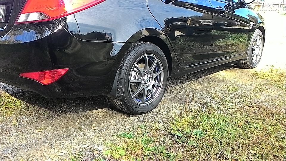 Колёса R16 — Hyundai Solaris (1G), 1,6 л, 2015 года | колёсные диски | DRIVE2