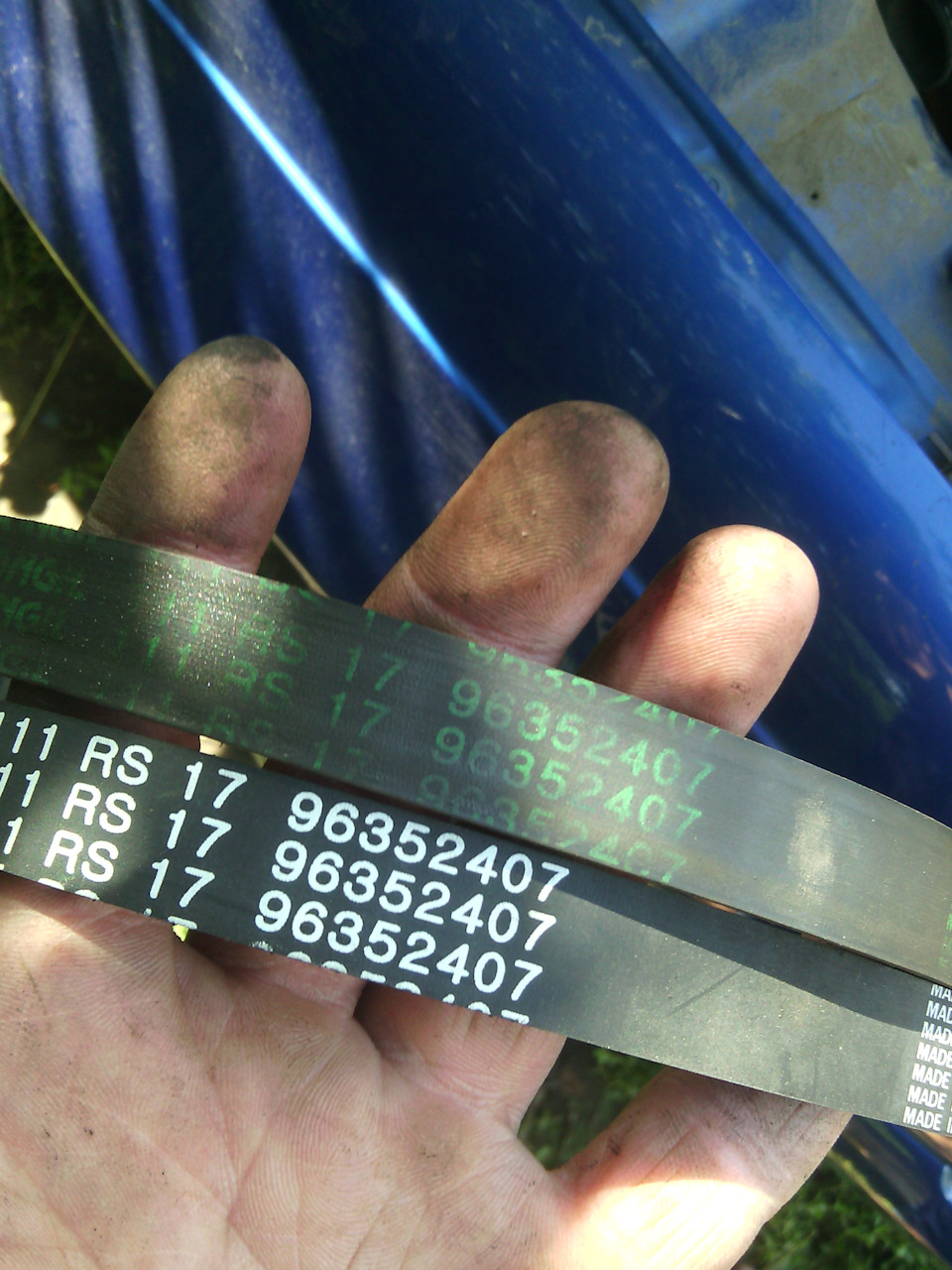 96352407 РЕМЕНЬ ГРМ ЧЗ 111 GM | Запчасти на DRIVE2