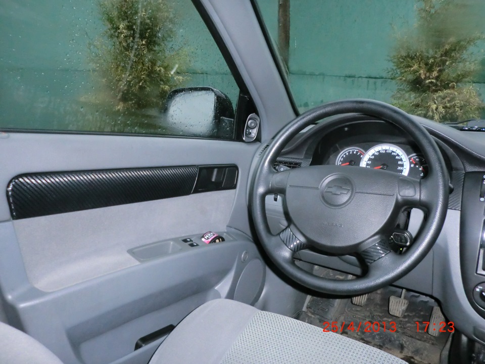 Карбон салон — очень просто! — Chevrolet Lacetti Sedan, 1,4 л, 2011 ...