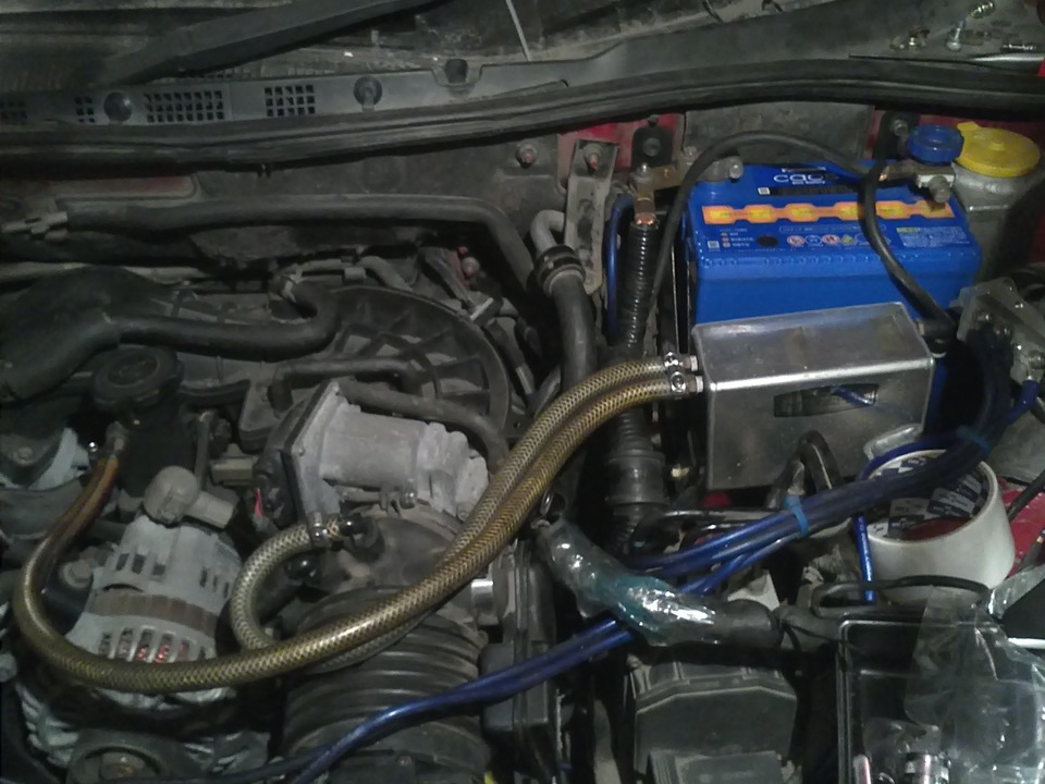 RE-AMEMIYA battery relocation kit + аккумулятор panasonic CAOS — Mazda ...