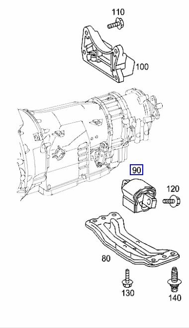 A2122400318 Опора двигателя Mercedes | Запчасти на DRIVE2