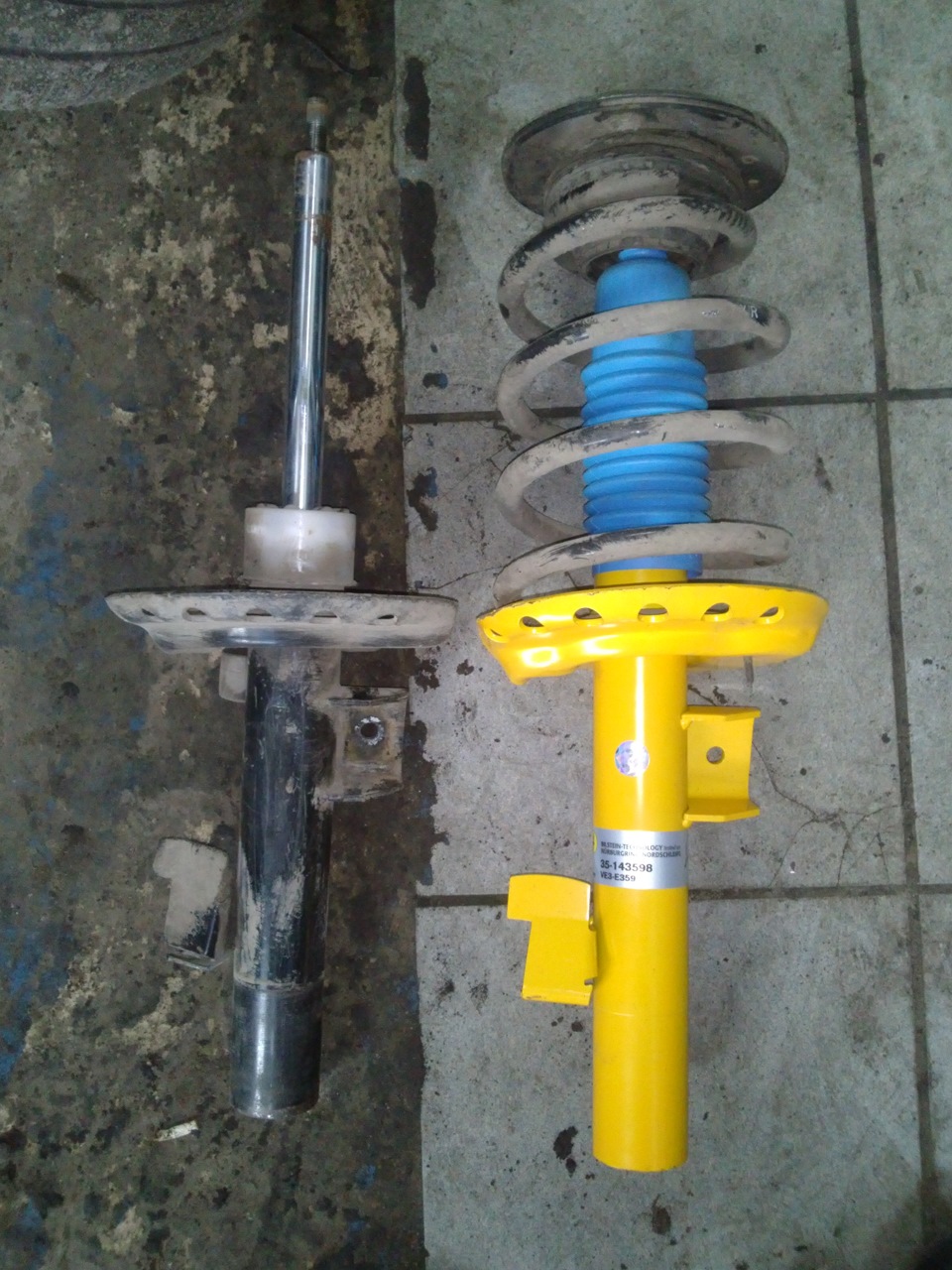 35143598 Спортивный амортизатор передний левый серии B6 sport BILSTEIN ...