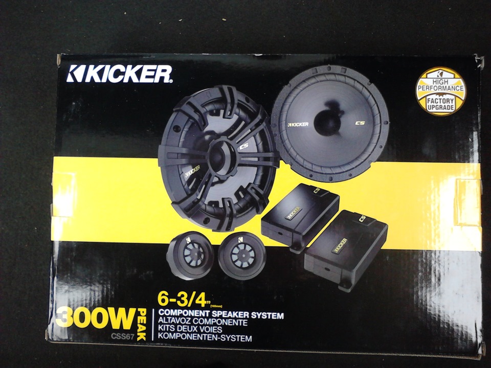 Фронт Kicker CSS 67 — Lada Приора седан, 1,6 л, 2007 года | автозвук | DRIVE2