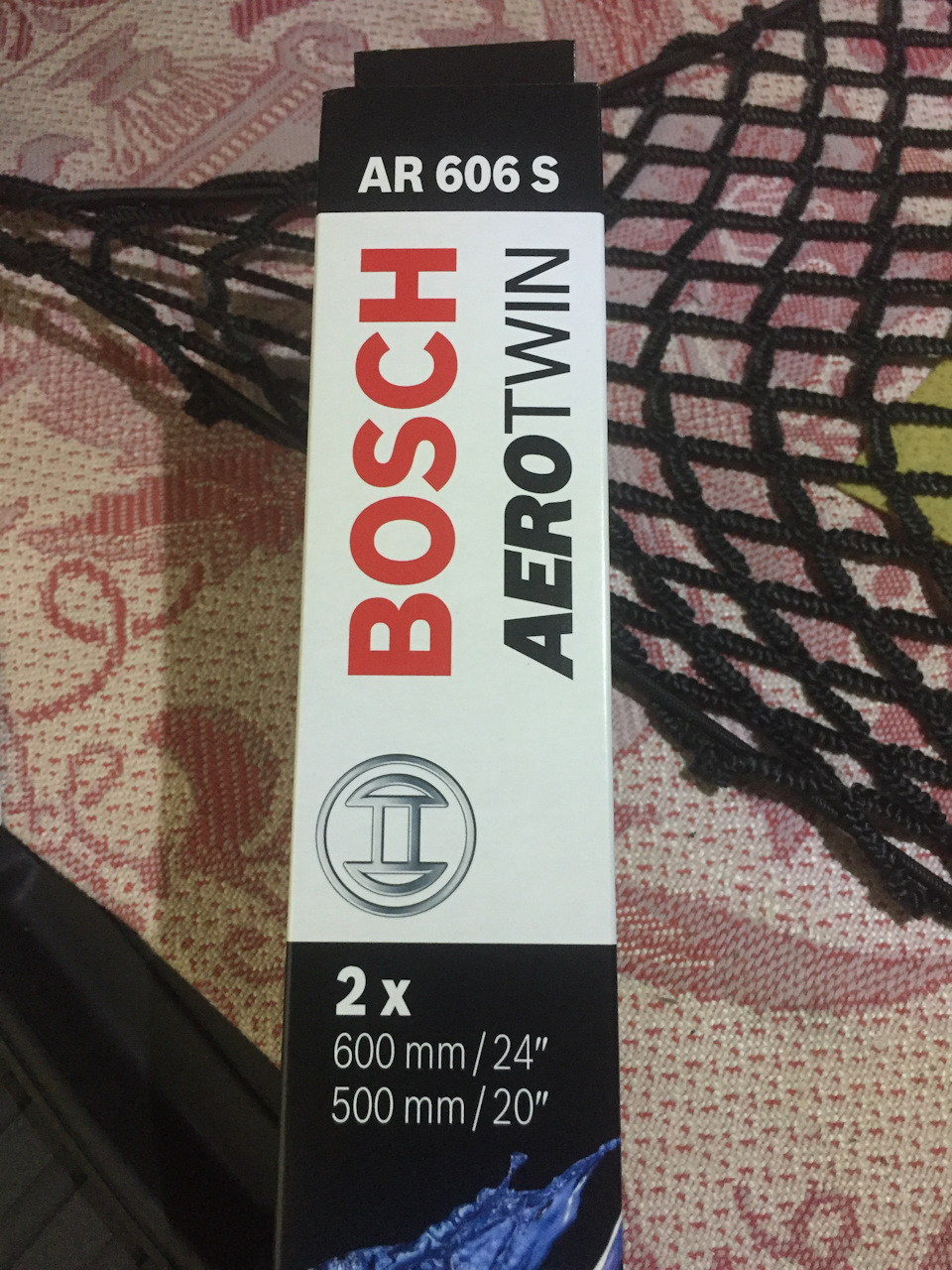 AR606S Щетка стеклоочистителя каркасная, 500мм BOSCH | Запчасти на DRIVE2