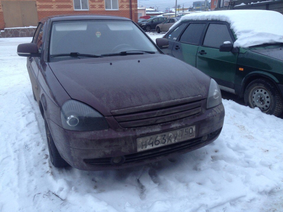 Биксеноновые линзы часть 3(внешний вид) — Lada Приора седан, 1,6 л ...