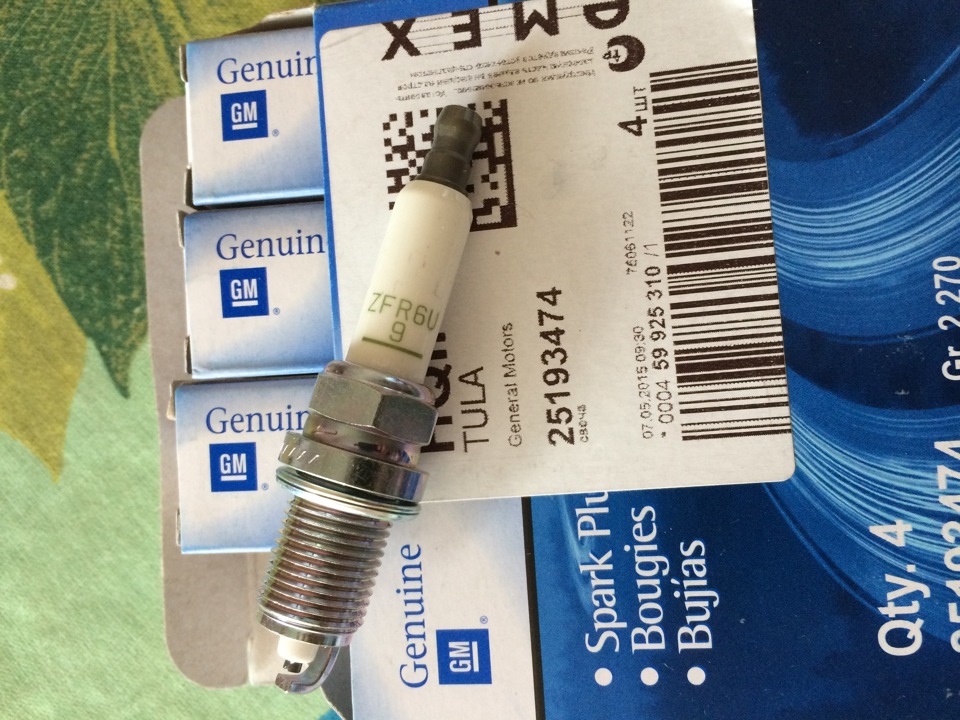 25193474 Свеча зажигания GM | Запчасти на DRIVE2