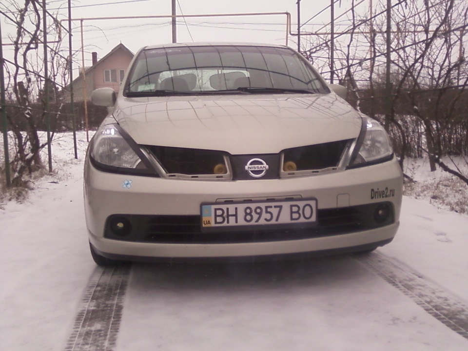 Самостоятельные решетки!) — Nissan Tiida (1G), 1,6 л, 2007 года | тюнинг | DRIVE2