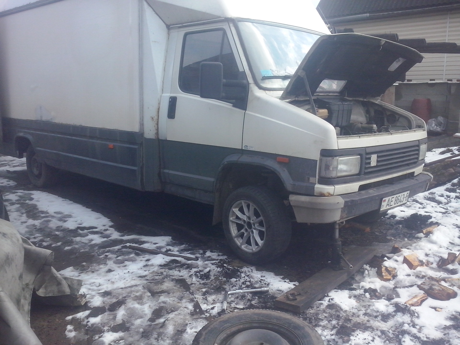 При мерочка дисков — Citroen C25, 2,5 л, 1993 года | колёсные диски ...