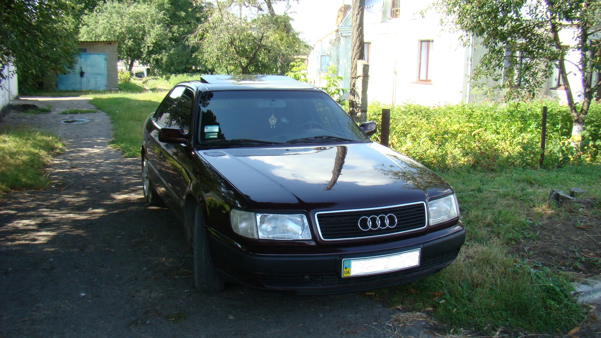 Audi 100 (C4) 2.0 бензиновый 1992 | бордовый металлик на DRIVE2