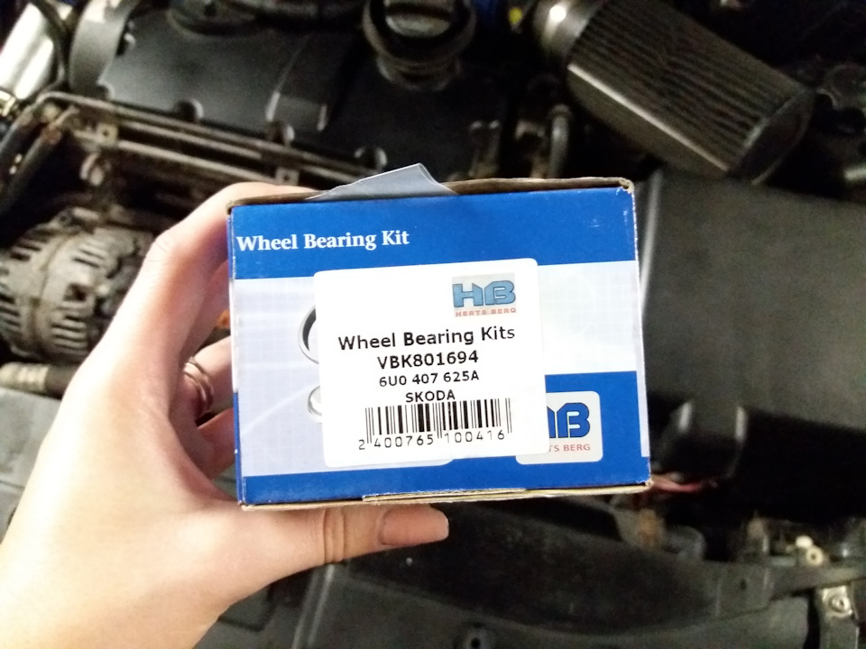 6U0407625A Подшипник ступицы переднего колеса / Skoda Felicia, Favorit ...