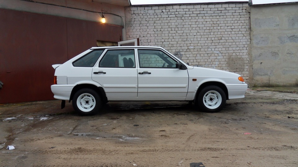 Зимние шлепки — Lada 2114, 1,6 л, 2012 года | колёсные диски | DRIVE2