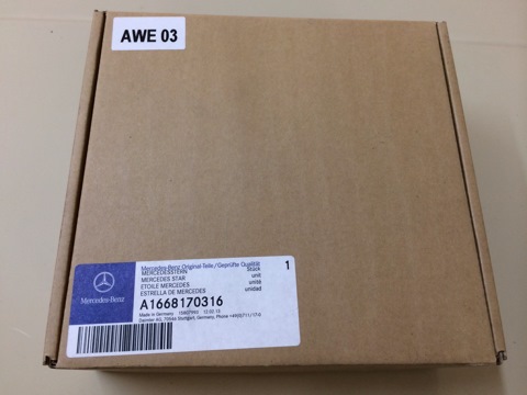 A1668170316 Звезда решетки радиатора с подсветкой. Mercedes | Запчасти ...