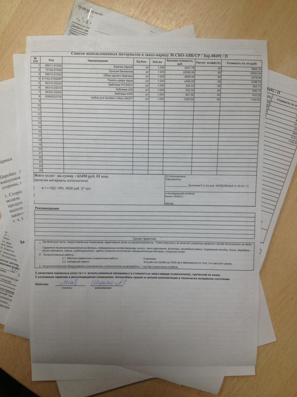 866122Y000 Панель бампера KIA HYUNDAI | Запчасти на DRIVE2