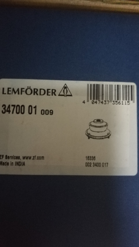 3470001 Ремкомплект, опора стойки амортизатора LEMFORDER | Запчасти на ...
