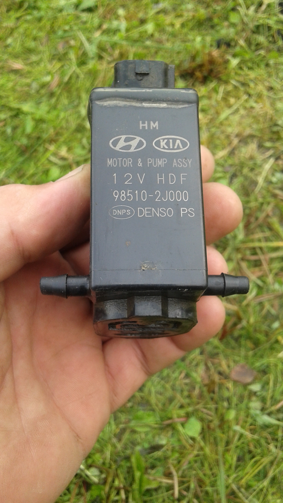 985102J000 Насос стеклоомывателя KIA HYUNDAI | Запчасти на DRIVE2