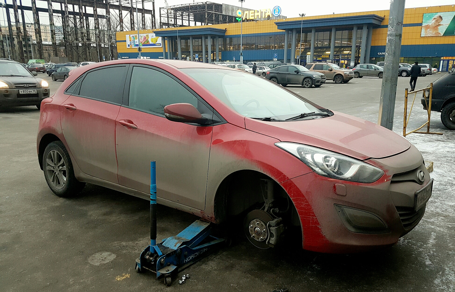 Когда утро начинается не с кофе! — Hyundai i30 (2G), 1,6 л, 2013 года | шины | DRIVE2