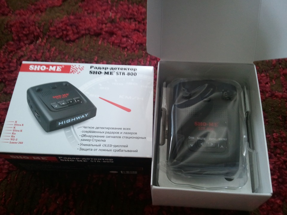 Sho-Me STR-800 — Lada Калина Универсал (1G), 1,6 л, 2009 года ...