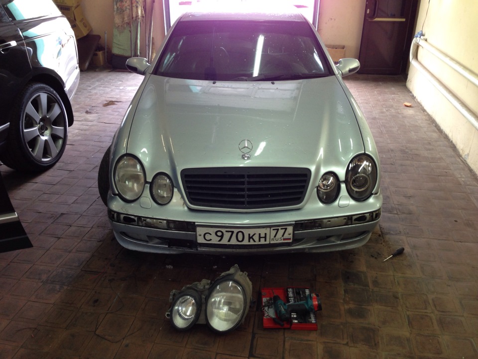 Фары Sonar — Mercedes-Benz CLK (W208), 3,2 л, 1997 года | тюнинг | DRIVE2