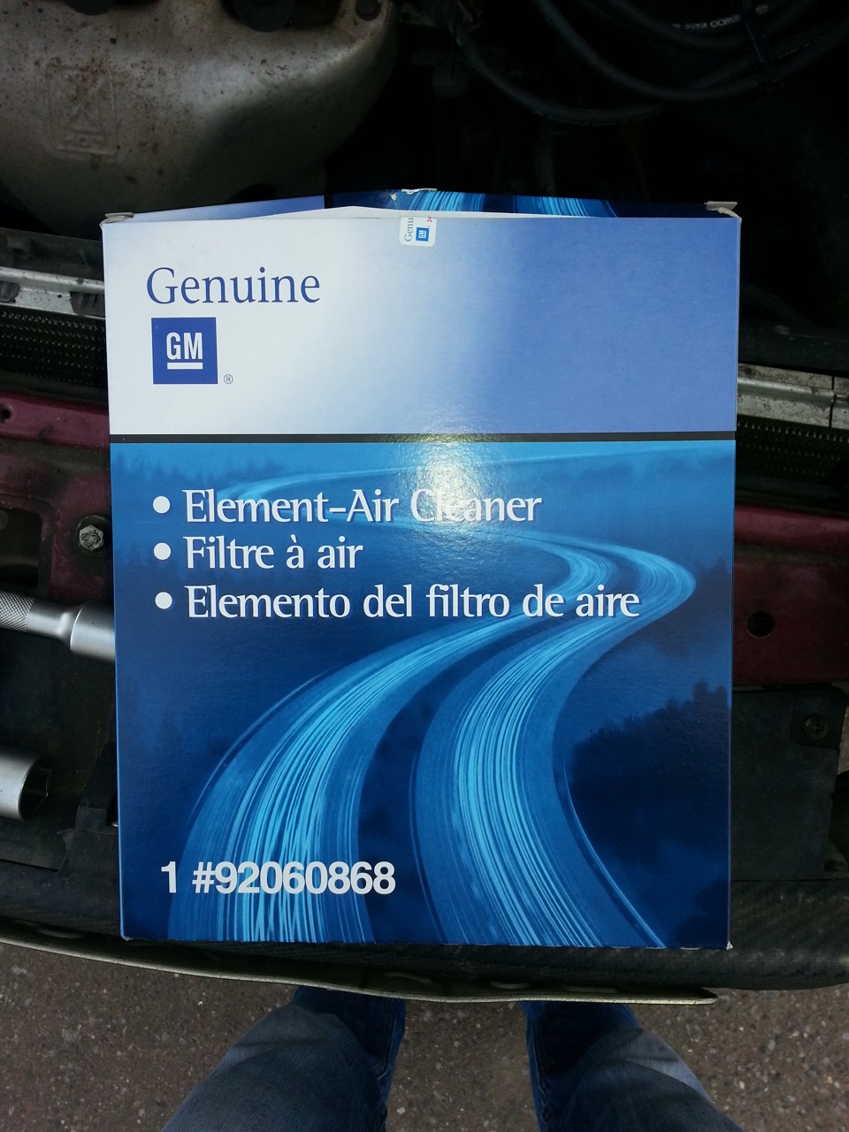 92060868 Фильтр воздушный GM | Запчасти на DRIVE2
